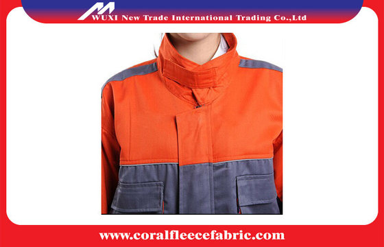 Polyester High Visibility Flame Retardant Workwear FRC / FR Clothing for Fireman Costume