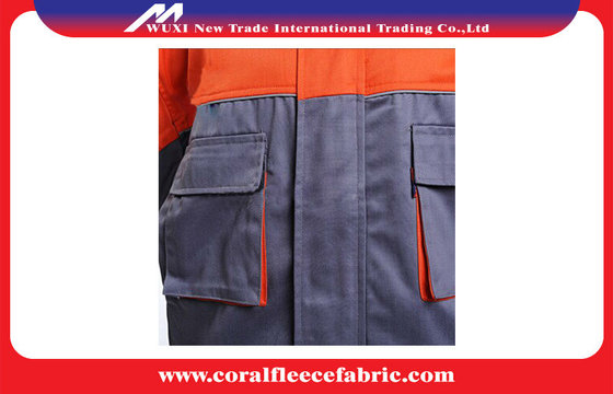 Polyester High Visibility Flame Retardant Workwear FRC / FR Clothing for Fireman Costume