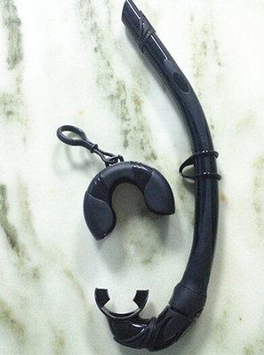 Folding Scuba Diving Snorkel Underwater Gear Rubber non-toxic