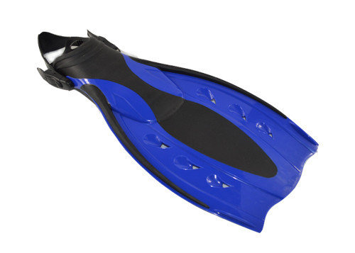Blue and Yellow TPE+PP Diving Fins Underwater Diving equipment