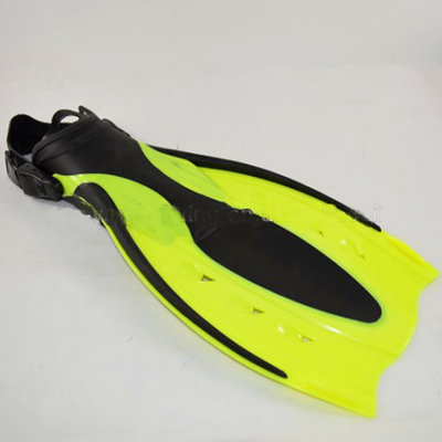 Blue and Yellow TPE+PP Diving Fins Underwater Diving equipment