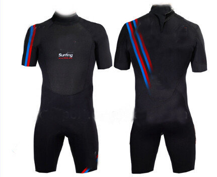 Short Leg Scuba Diving dry suits Black Neoprene Wetsuits for men