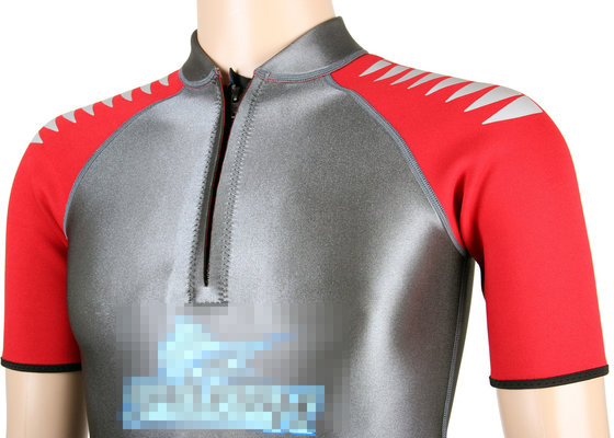 Neoprene Colorful Short Sleeve Under water Scuba Diving Suit, Dry Wetsuit L S Size