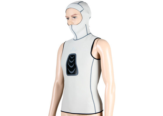Neoprene 1.5mm, YKK Zipper Wet diving vest with hood scuba diving suits for women