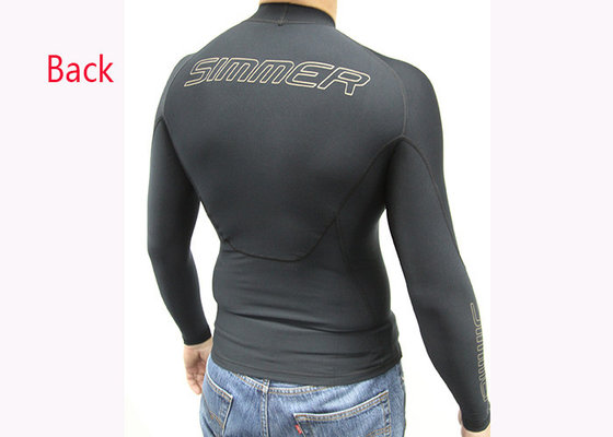 Simmer Style Lycra Rash Guard , Black Tight Lycra Shirt With Long Sleeve For Women