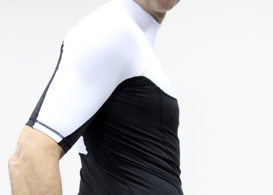 Swimsuit UV Lycra Rash Guard shirts for men , neoprene rash guard