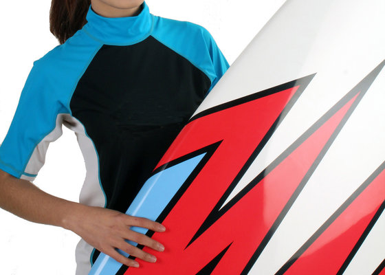 Custom UV proof Short Sleeve Lycra Rash Guard Shirts xxl with LOgo for women adult