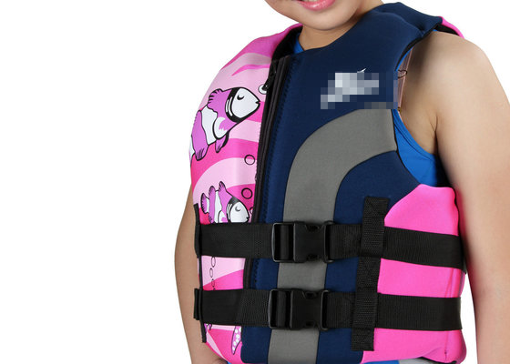 Illustration Art Graphics Girl floating Jacket Vest, neoprene swim Watersport Life Jackets