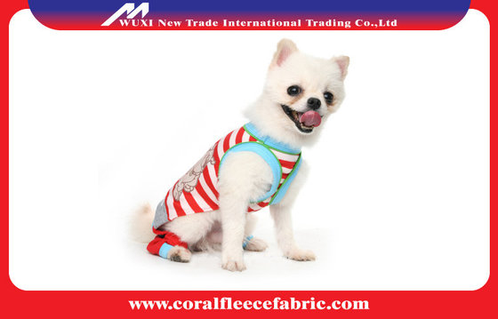 Eco-friendly Material Cute Pet Clothes , Warm Dog Denim Trousers Pets Outerwear
