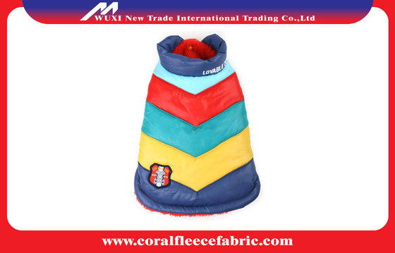 OEM Rainbow Cotton-padded Cute Pet Clothes / Christmas Gifts for Dog