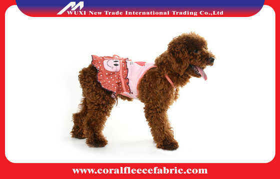 Blue / Pink Cute Pet Clothes Lolita Skirts with Lace , Nice Design Pet Coats for Dogs