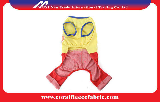 Dog Outdoor Denim Pants with Monkey King Knit , Lovely and Classic Pet Clothes