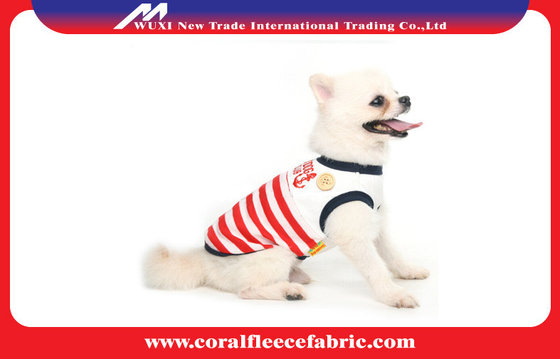 Lovely Girl / Boy Dog Clothes Sailor T-shirt with Navy Stripe , Pet Accessories