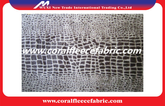 10mm Fireproof Garments PV Plush Cloth / Toys Polyester Fabric Material Wholesale
