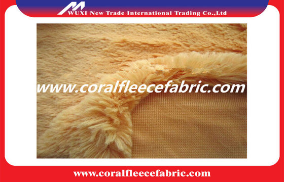 Polyester 300gsm Printed PV Plush Fur Fabric Material