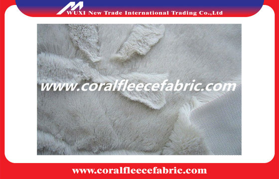 300gsm Printed  PV Plush Fabric  Printing or Brushed , Plush Fur Fabric for Blankets