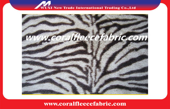 Clothing / Cushions Long Pile PV Plush Fabric ,  PV Fleece Fabric / PV Velour Fabrics