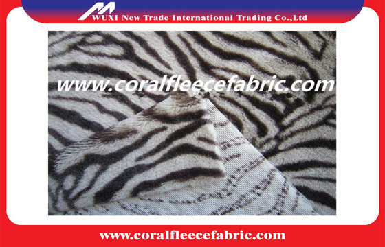 Clothing / Cushions Long Pile PV Plush Fabric ,  PV Fleece Fabric / PV Velour Fabrics