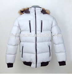 newest white design mens' outdoor jacket wholesale