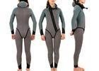 Waterproof Blue Color Scuba Diving Suits 3mm Women Long Sleeve,  Womens Wetsuit