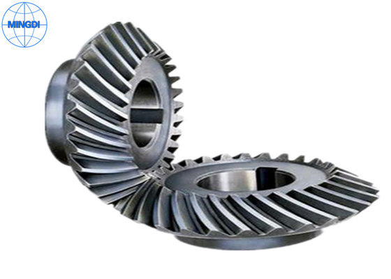 Customized Spiral Stainless Steel Bevel Gears For Marine / Helical Bevel Gear