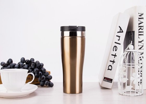 470ml Vacuum Insulated Smart Mug Spill Free Mug 304 Stainless Steel / Food - Grade PP