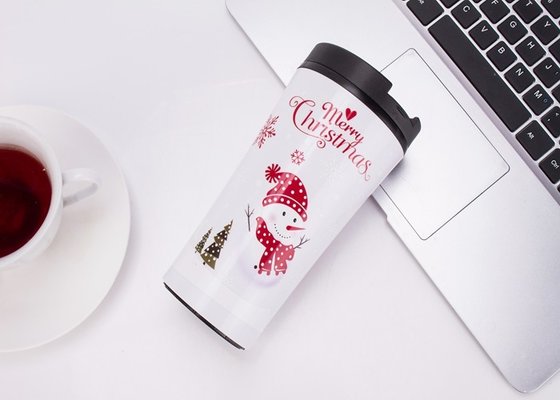 Class Room / Office Hot And Cold Plastic Travel Mugs With Food Grade PP Material