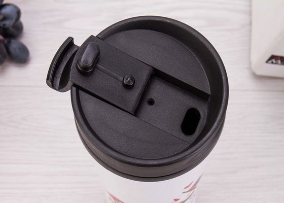 Class Room / Office Hot And Cold Plastic Travel Mugs With Food Grade PP Material
