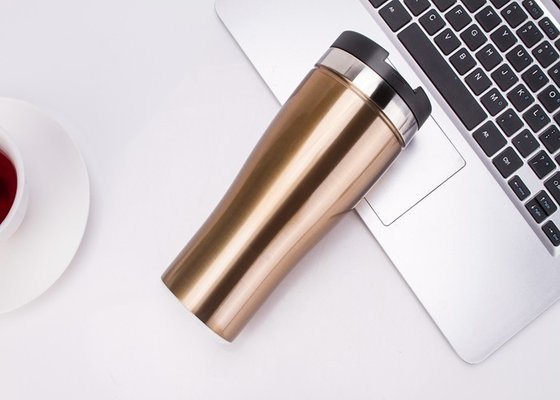 Leak Proof Double Wall No Spill Travel Mug 304 Stainless Steel Vacuum Insulated