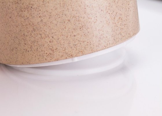 Safe Healthy Anti - Tipping Suction Travel Mug Wheat Straw Fiber With Leak Proof Lid