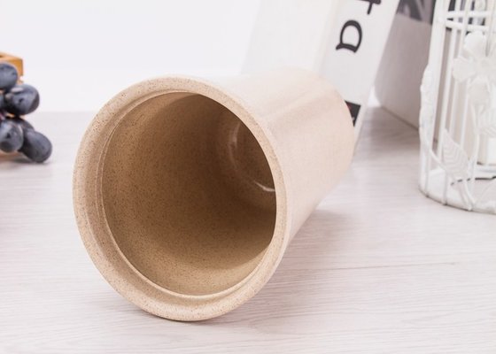 Wheat Straw Eco Friendly Kitchenware Anti Slip Plastic Drinking Cups With Lid