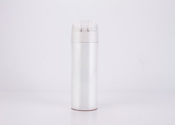 FDA Certificated Spill Proof Travel Coffee Mugs That Keep Coffee Hot / Pearl White Color