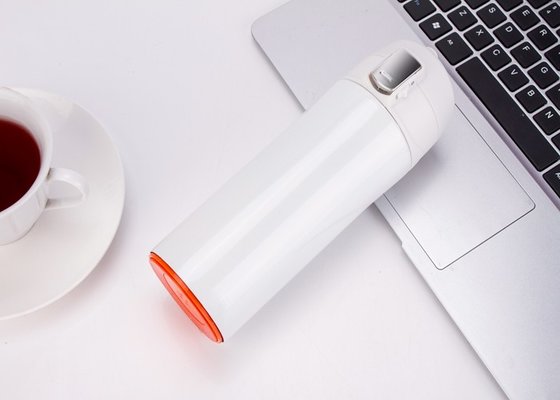Pearl White Tip Proof Coffee Mug , Mighty Mug Desk Mug With Food Grade PP Lid