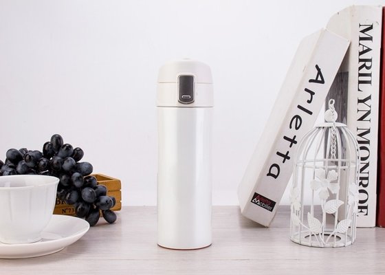304 Stainless Steel Travel Coffee Mugs , Vacuum Insulated Travel Mug Silicone Bottom