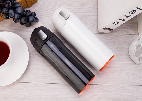 Hot And Cold Travel Cups ,Black And White Water Bottle That Keeps Water Cold