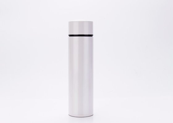 Insulated Spill Proof Coffee Mug , White Leak Proof Travel Mug Inner Filter For Tea Leaf