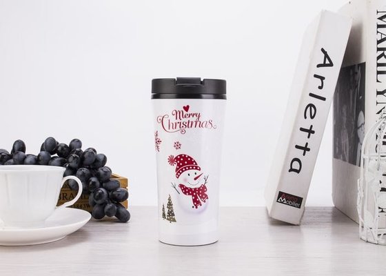 Food Grade PP 350 Ml Spill Proof Tea Mug For Traveling / Hiking / Camping / Running