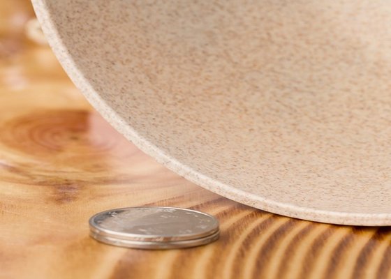 6 inch eco-friendly wheat straw fiber corrugated bowel health meal bowel