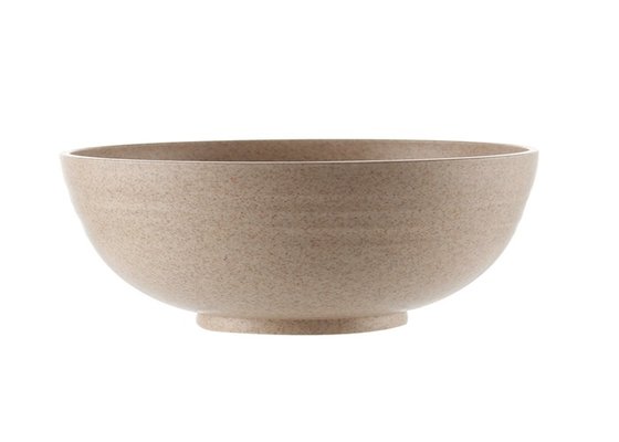 LFGB certificated corrugatred bowel made from natural materials wheat straw fiber and rice husk