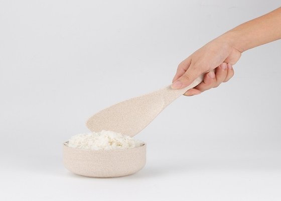 Wheat straw rice scoop rice padle scoop rice serving spoon ecofriendly scoop