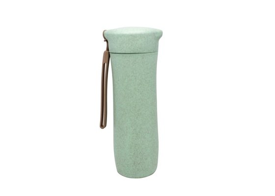 Degradable Eco Friendly Water Bottles , 360ml Green Unspillable Travel Mug 
