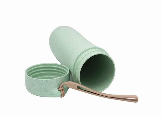 Women'S Travel Coffee Mugs , Portable Hot Drink Cup Wheat Straw Fiber Materials