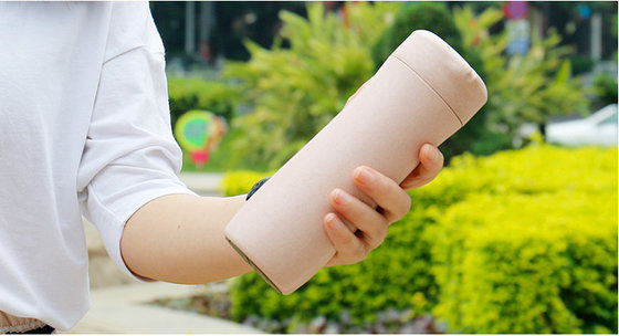 Adults Kids Degradable Wheat Fiber Coffee Cup No Dead Angle Easy Clean