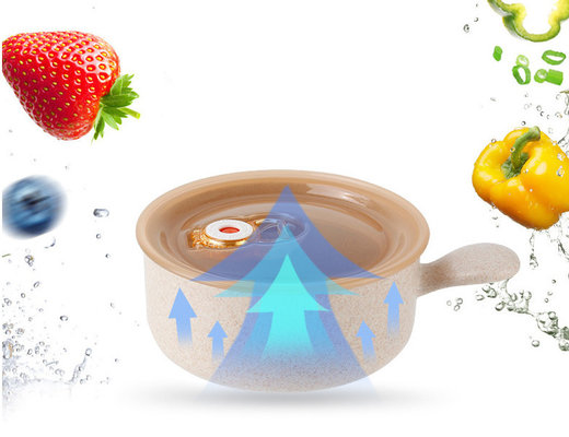 Food Saver Containers Eco Friendly Kitchenware Wheat Straw Fiber 25.5*20*15.5cm