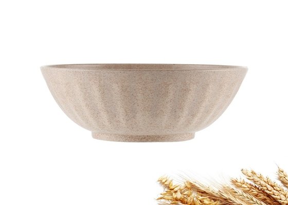 LFGB Certificated Wheat Straw Dinnerware With 120 Degree C Resistant Temperature