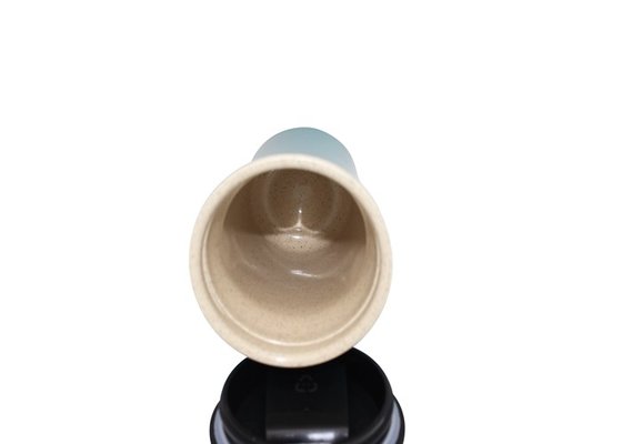 Wheat Straw Hot And Cold Water Bottle , Leak Proof Travel Mug 120 Degree C Resistant