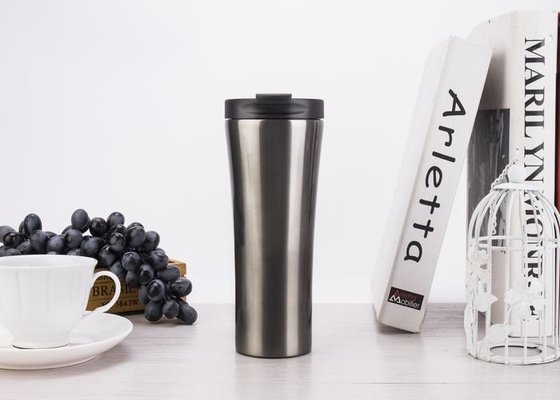 Lightweight Easy Taken Stainless Steel Thermal Tumbler Non - Slip Rubber Base