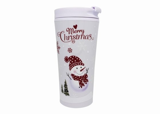 No Stains Christmas 350ml Portable Coffee Cup With Leakproof Locked - Lid