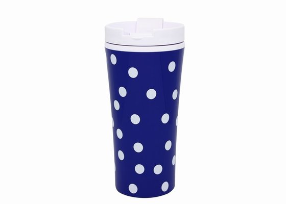 12 Oz Water Plastic Portable Suction Coffee Mug Heat Resistant Customized Pattern