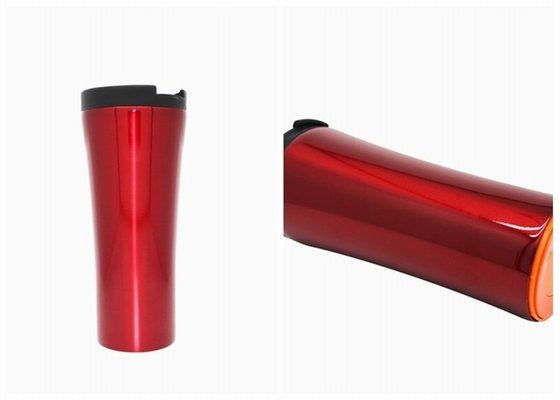 16oz Insulated Beverage Mugs , Thermal Stainless Steel Drinking Mugs BPA Free